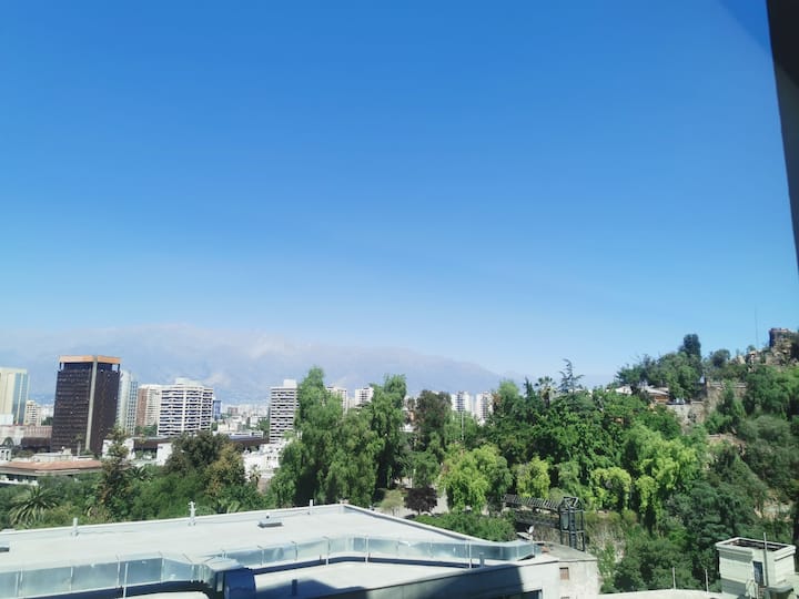 Hermoso Loft Vista, Aire Ac Merced Bellas Artes - Santiago