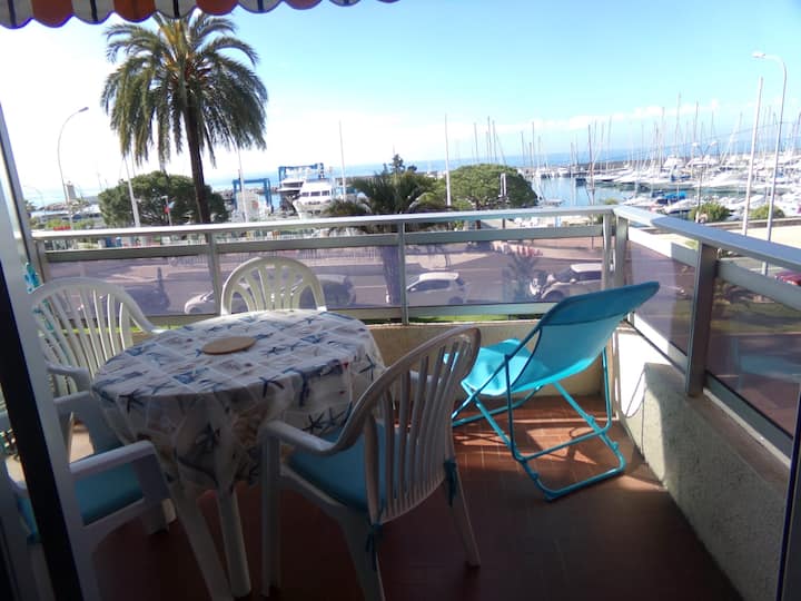 Studio 2 Personnes Vue Mer Et Port - Menton