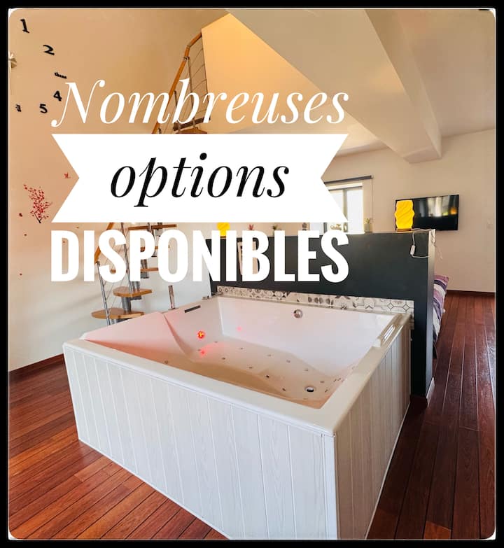 ÉCrin De Bien-être ~ Balneo ~ Lit King-size - Morestel