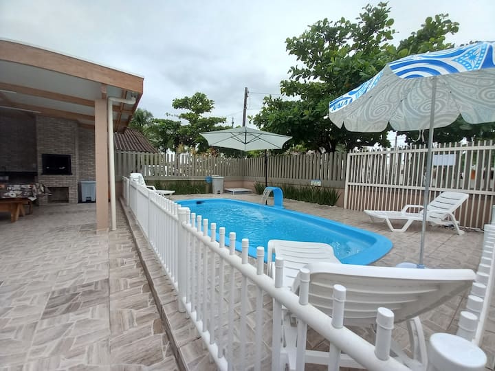 Casa Com Piscina E Ar Condicionado Prox Da Praia - Matinhos