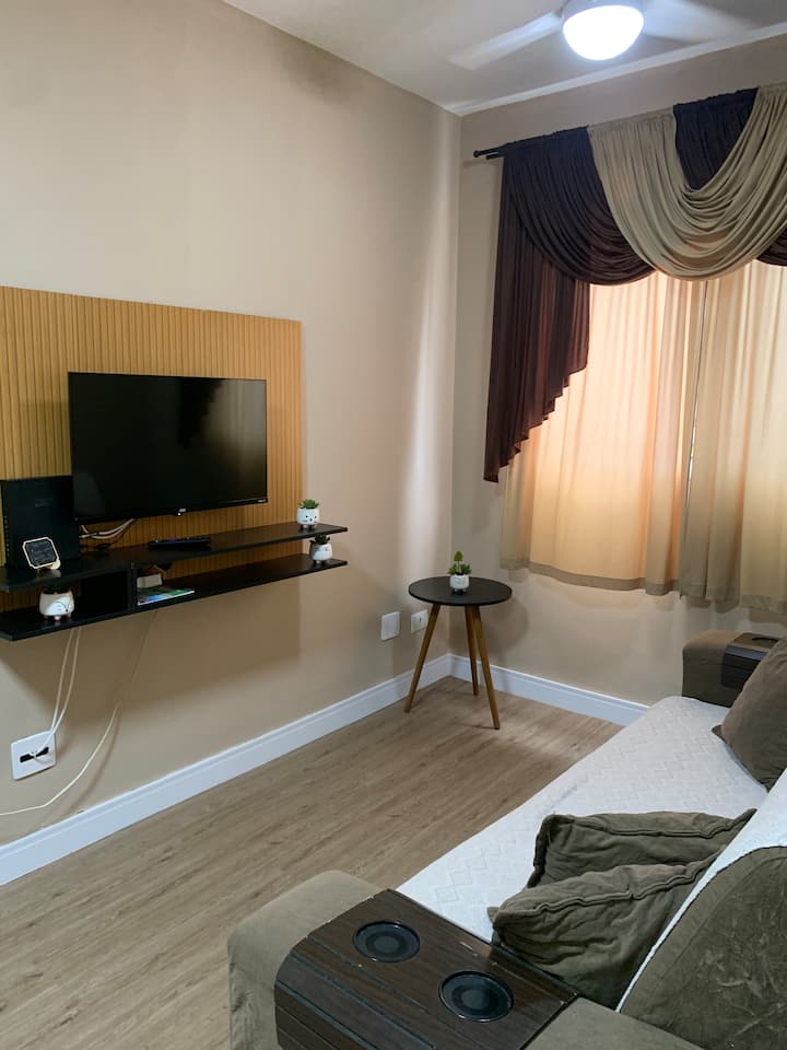 Apto Próx. à Praia/wi-fi/ar Condicionado No Quarto - Praia Grande