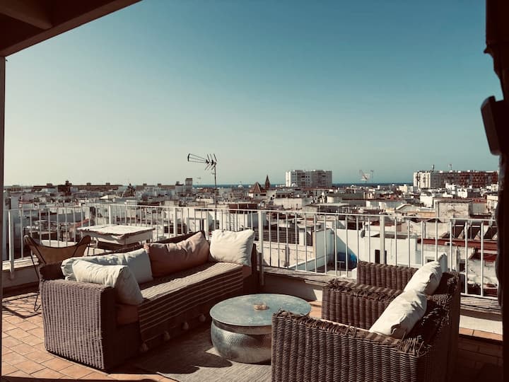 Old Center Double Rooftop Penthouse - Cadice