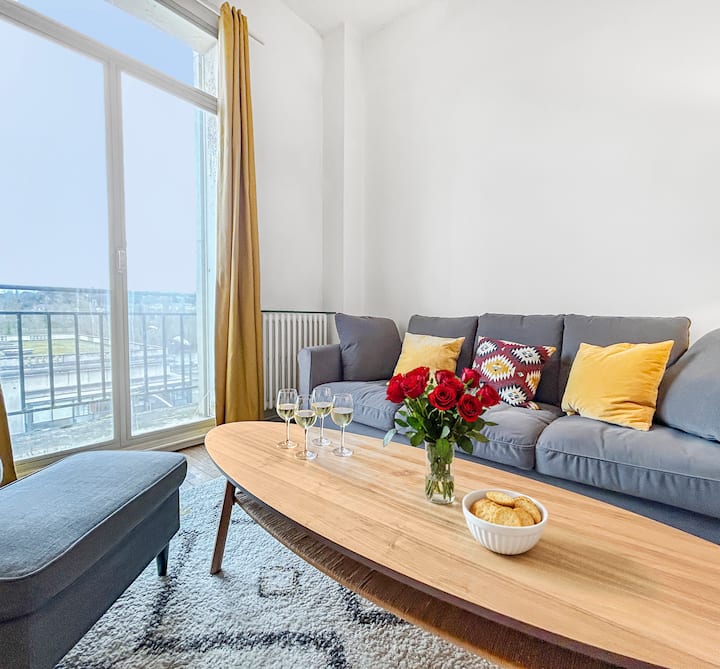 T3 Spacieux Et Convivial, Vue Imprenable - Tours