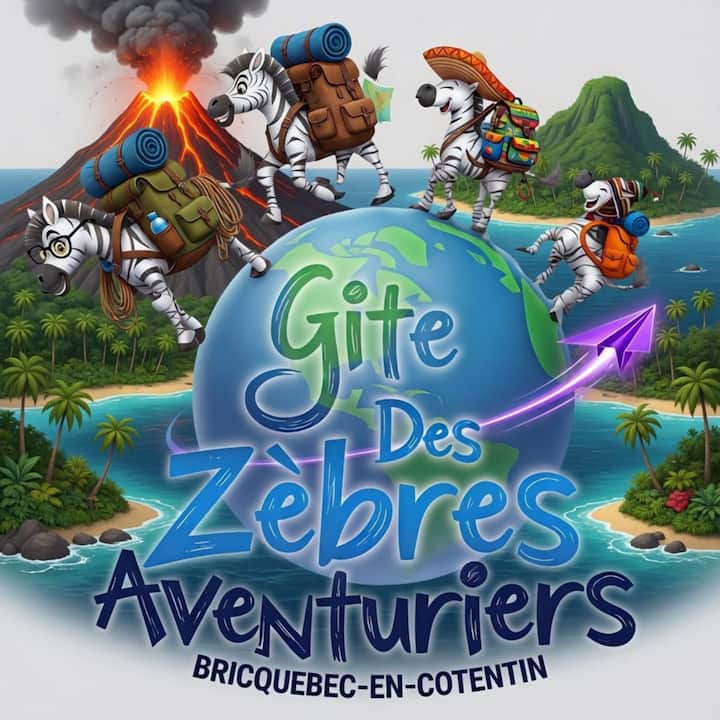 Gîte Des Zèbres Aventuriers... 🦓🦓🦄🦄 - Cotentin