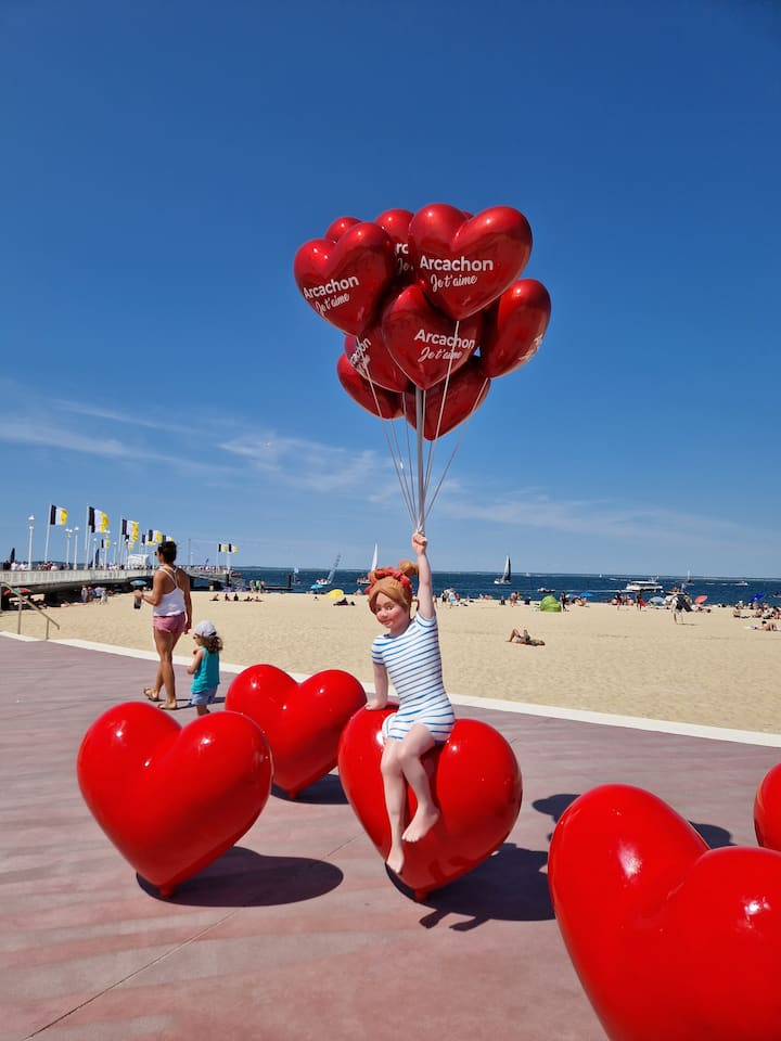 Studio Lumineux Calme, Terrasse, Pk, Pour 2 Ou 4 - Bassin d'Arcachon