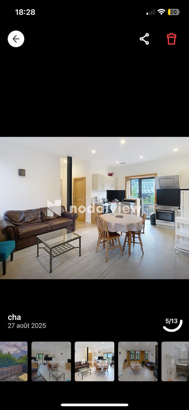 Charmant F3   Avec Terrasse Vue Sur La Chaine - Les Houches