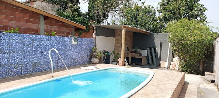 Sobrado Ar Condicionado Piscina Wifi Perto Shoping - Caraguatatuba