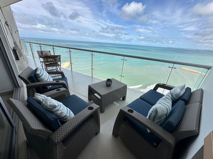 Apto Con Hermosa Vista Al Mar Ideal Para Descansar - Cartagena