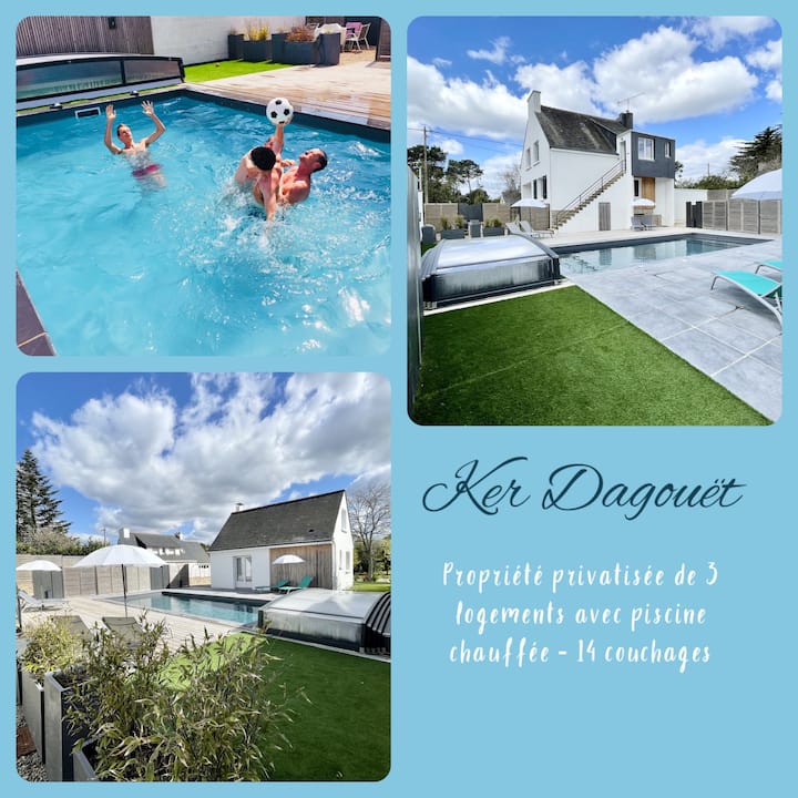 Kerdagouet Propriété 14 Personnes Avec Piscine - Carnac