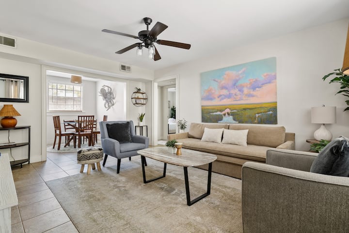 Walk To The Best Restaurants! | Casa Fuego Suite D - Sullivan's Island, SC