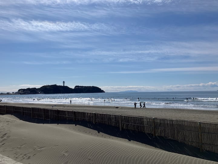 鵠沼サーフハウス
ビーチ&公園隣接 サーフポイント至近 美味しいお店徒歩圏内 - Kamakura