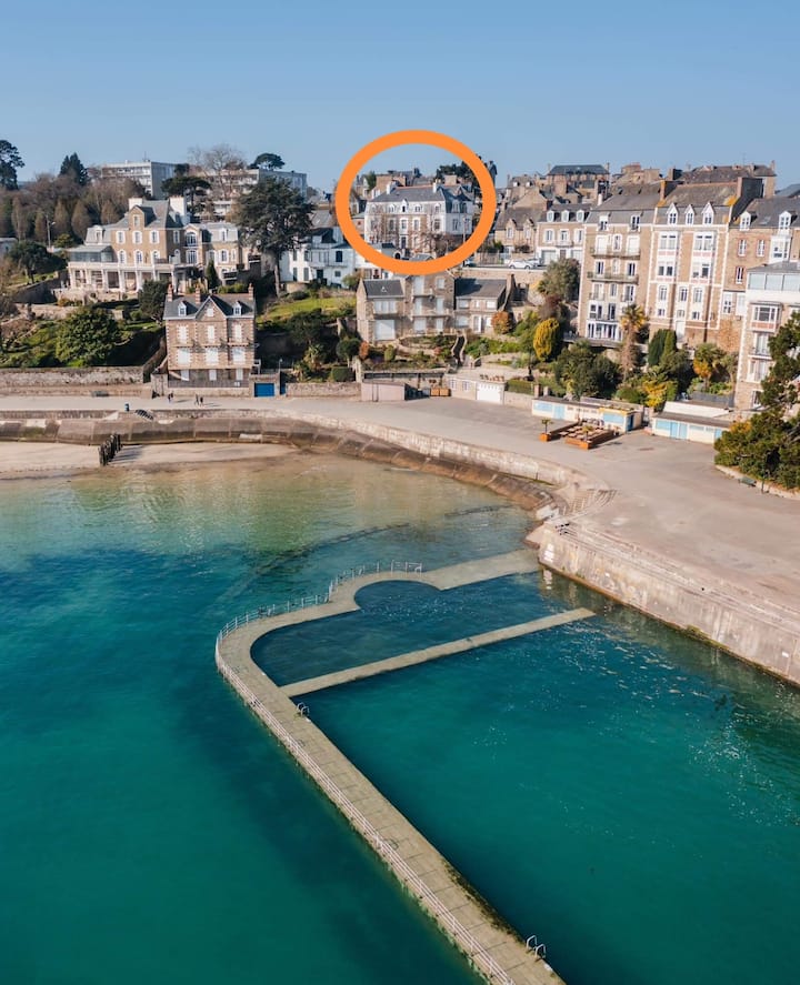 Studio Vue Mer, Dinard Centre, Plage En Bas - Dinard