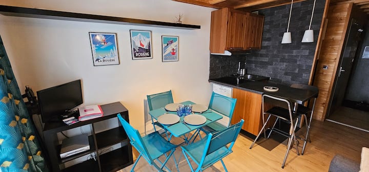 Studio Au Pied Des Pistes + Parking + Ménage - La Rosière