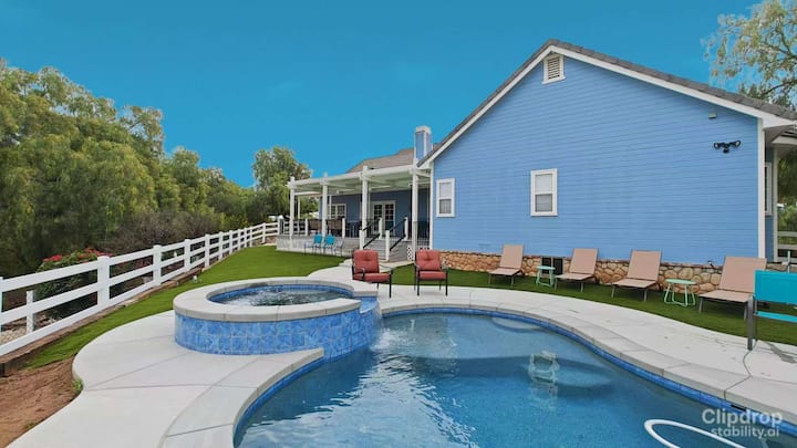 Pool/spa/patio Deck/watch Hot Balloon-41600 Y - Wilson Creek Winery, Temecula