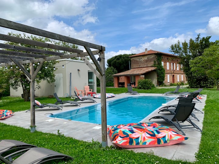 Domaine D’esquilat 4 Etoiles  18 Pers Sud Toulouse - Auterive