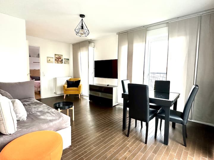 T3 Moderne Paris Parking 8 Personnes - Levallois-Perret
