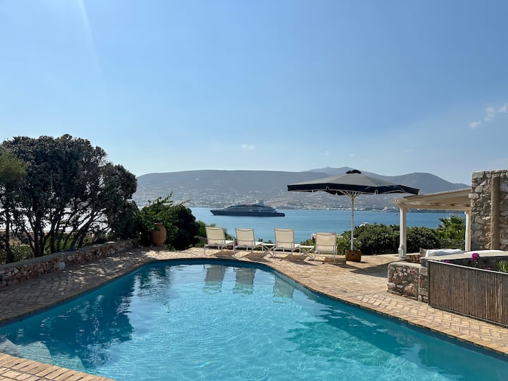 New Villa Crios Private Pool 2min Walk To Beach - Paros