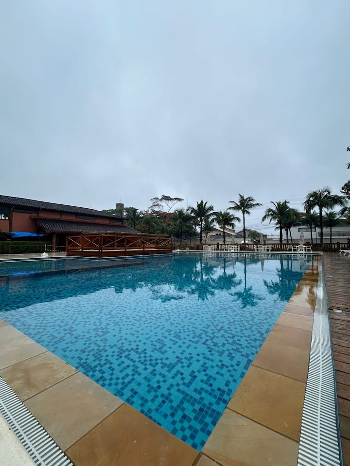 Flat A 80m Da Praia. Canto Do Moreira Em Maresias - São Sebastião