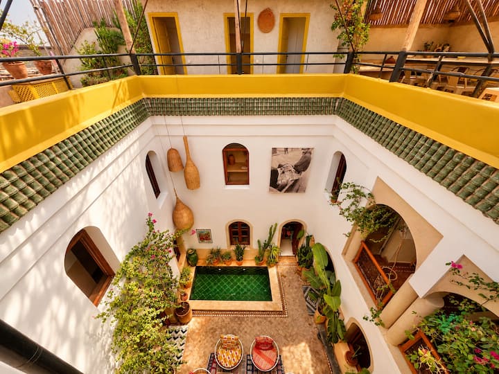 Private Riad Swimming Pool Petanque Services Included - Marrakech