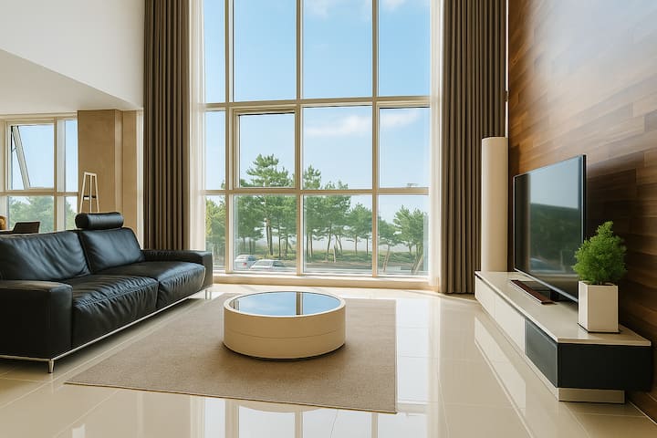 65평형 최고의 럭셔리 바닷가펜션 
안목해변 도보5분
♡론다(Ronda)♡👍 - Gangneung-si