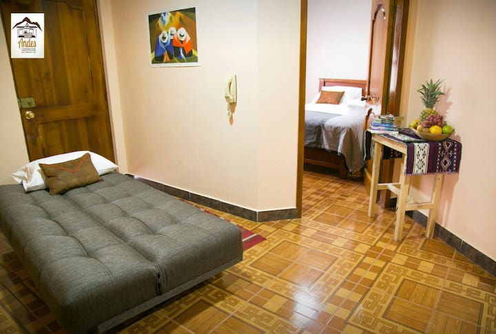 Andesguesthouse- Apartment Apuk, Downtown - Otavalo