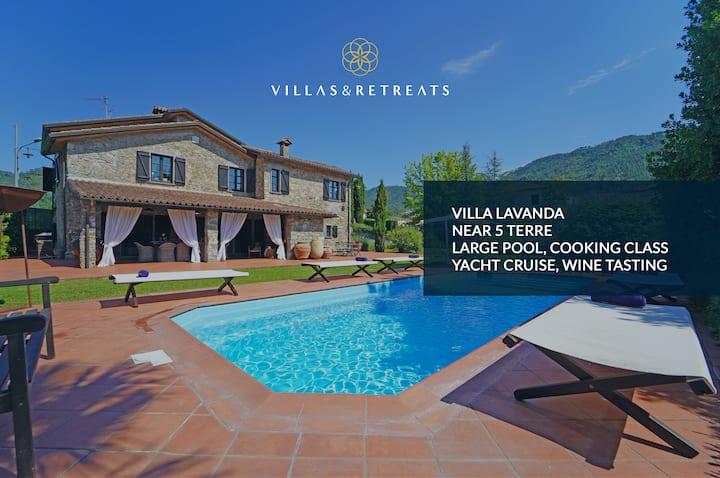 Villa Lavanda 10p Pool Wifi Bbq Near 5 Terre - Manarola