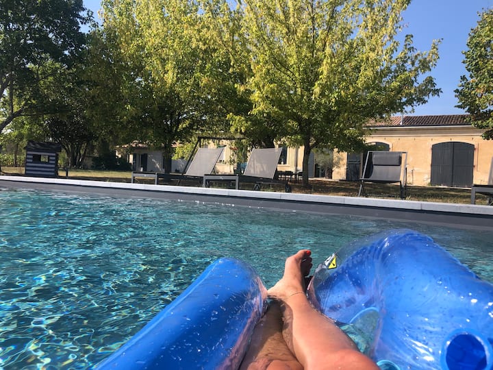Propriété De Charme à La Campagne Avec Piscine - Saint-Médard-en-Jalles