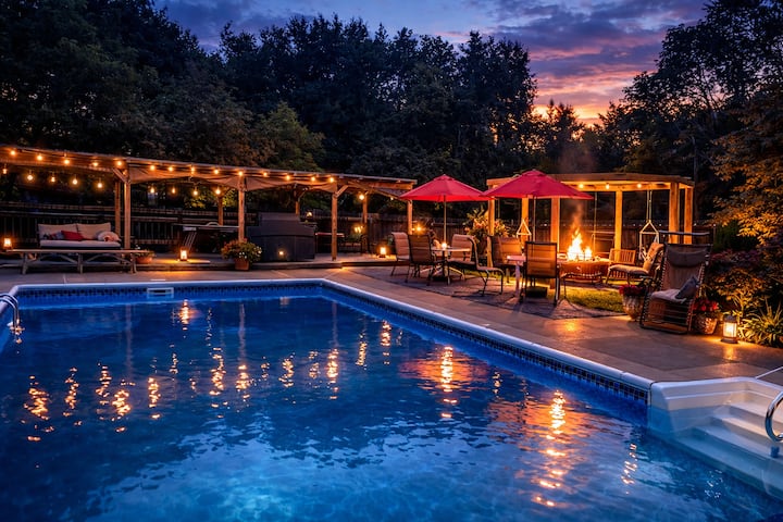 Pool + Hot Tub | Sleeps 12 Retreat - Massachusetts