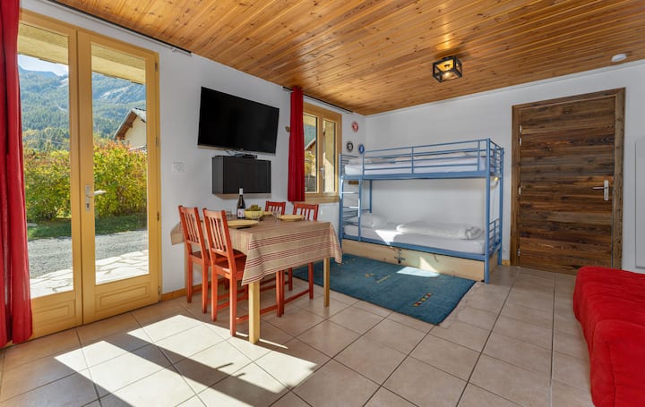 Studio Cosy Avec Terrasse Proche Des Pistes - Le Monêtier-les-Bains