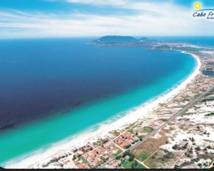 Pé Na Areia Praia Do Forte Exclusivo Conforto 3 Qt - Cabo Frio