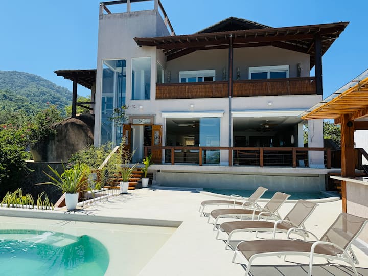 Casa Oceane Ilhabela 06 Suítes- Vista Para O Mar - Ilhabela