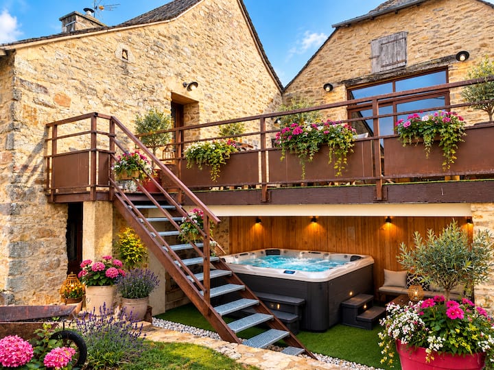 Le Mazet De Lescapade 1/4h Rodez Spa & Borne Elec - Aveyron