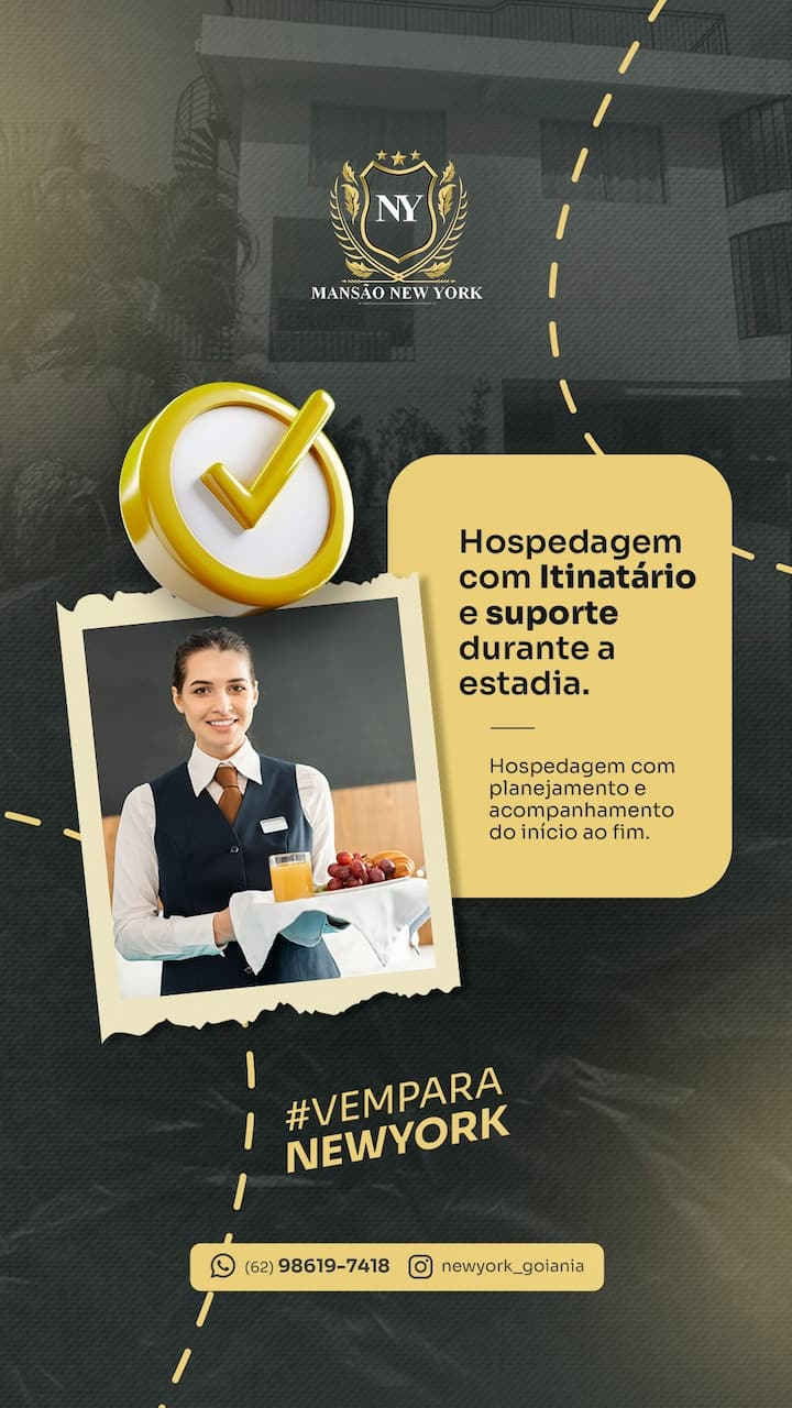 Mansão New York Hospedagem  Despedidas - Goiânia