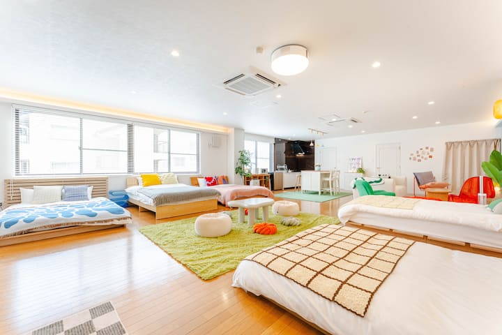 Rénové En 2026.5|ogokusou 3a|100 M²|parking Gratuit - Fukuoka
