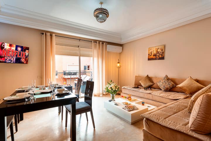 Superbe Appartement Avec Piscine. Ensoleillé - Marrakesh