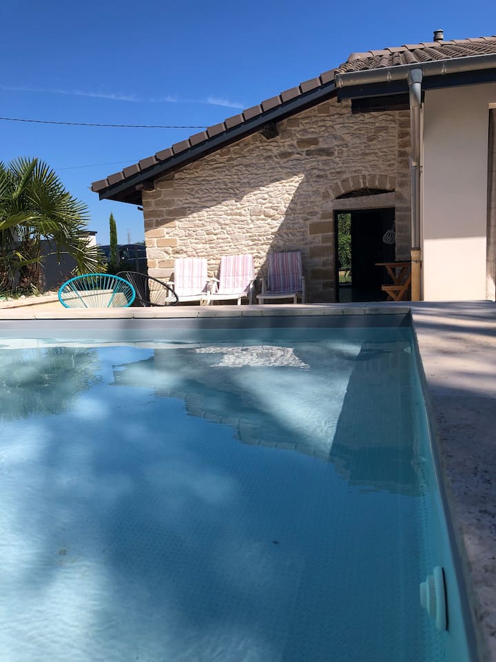 Chambre D'hôtes Accès Indép. Plain Pied - Piscine - Bourg-en-Bresse