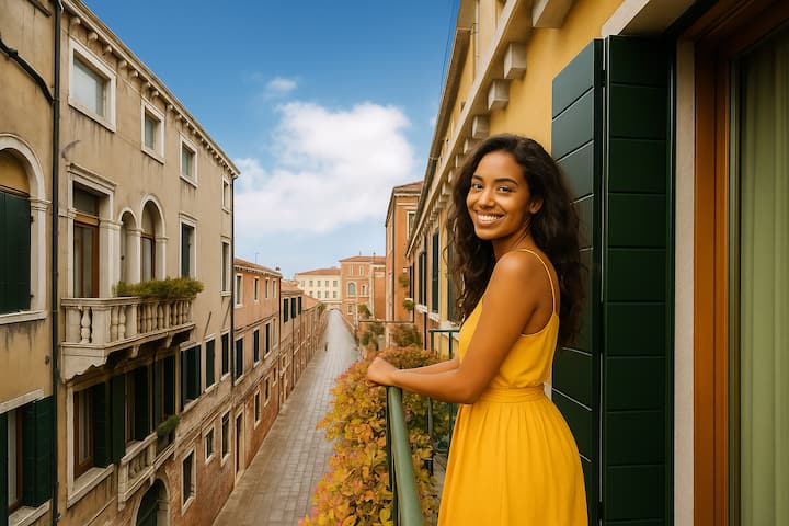 Hinc Domus - Room, Private Bathroom, Terrace  /03 - Venecia