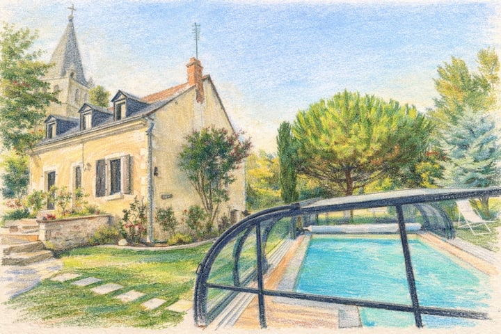 Fabuleuse Propriété 15/30 Pers Piscine Grand Parc - Touraine