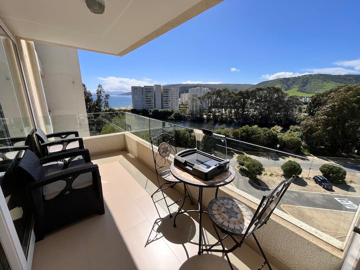 Papudo Laguna, Salida A Playa, Vista Mar, P8 - Papudo