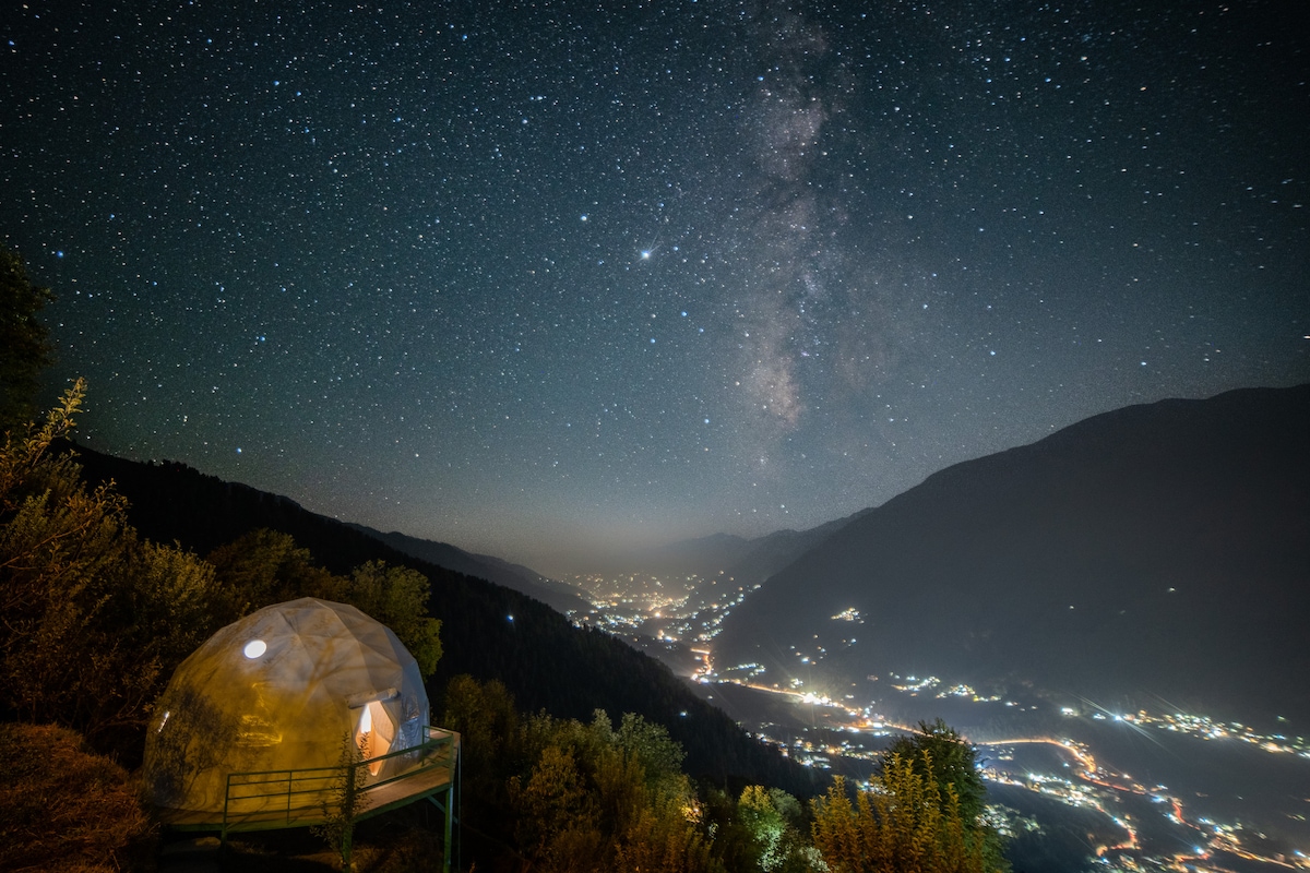 India's #1 Dome Glamping GlampEco Manali with SPA - Dome houses for ...