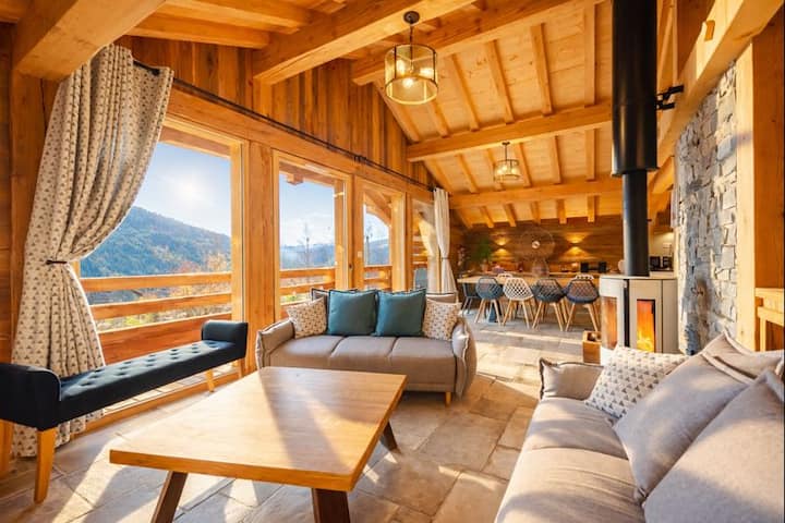 Chalet La Cabane ô Pierres 12 Pers, Spa & Sauna - Ventron