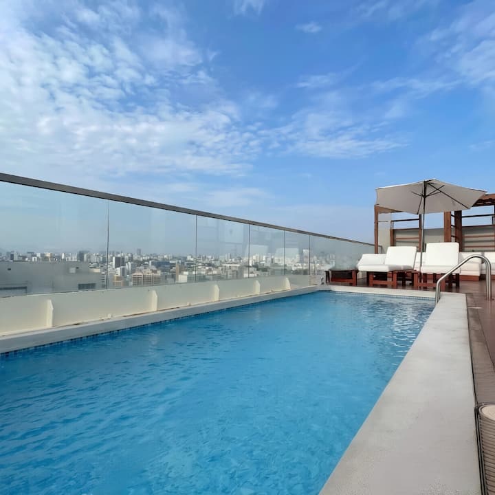 |Vibrant | Boheminan Loft + Ocean View Parking Ac - Lima