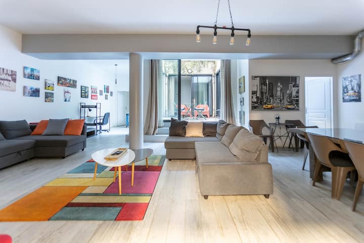 Spacious New Yorker Loft 2 Br 3 Showers With Patio - Ivry-sur-Seine