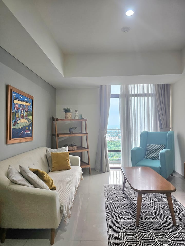 2br Modern Chic Condominium At Cbd Bintaro - Jakarta
