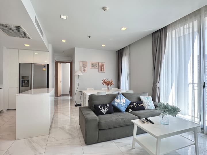 33曼谷市中心3br/素坤逸/nana Bts/近暹罗广场/四面佛/21航站楼/高端公寓/高层 - Bangkok