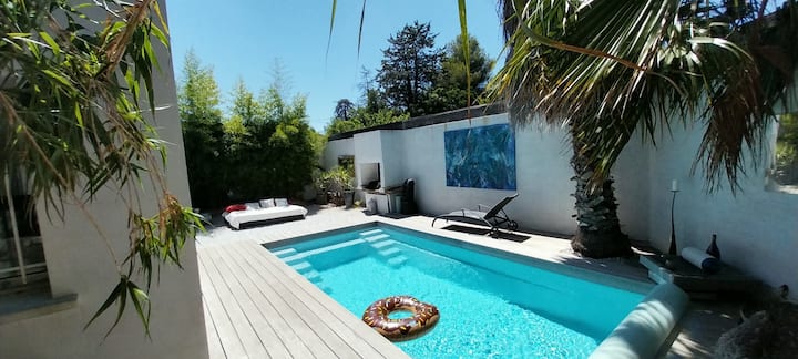 "Villa Paradis"  Avec Piscine, à 15 Min De La Mer - Montpellier