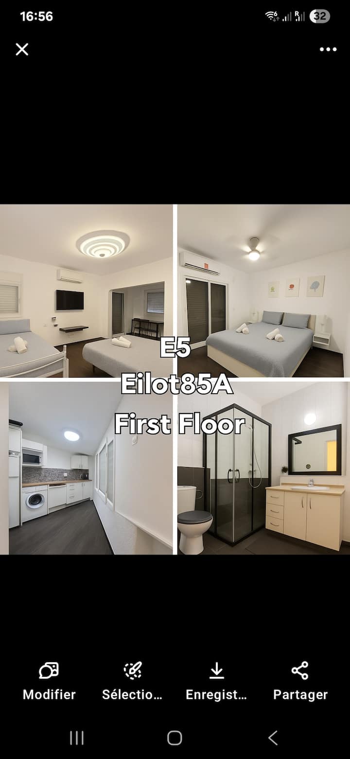 Spacious 1br+lr 600m To Sea E5 Floor 1 - Eilat