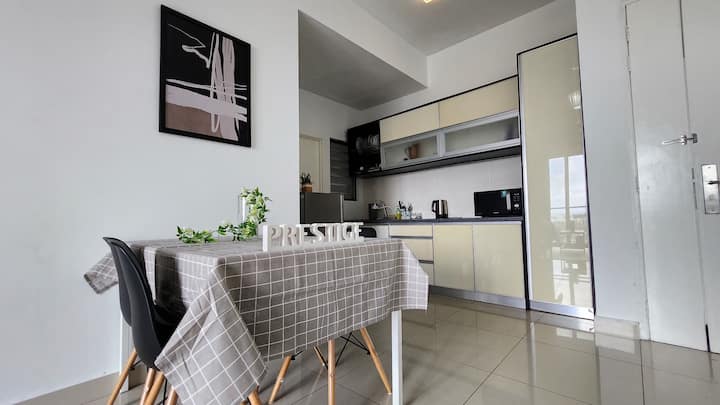Prestige Sky 2br (B1-5) | Pool Side | River View - Tumpat