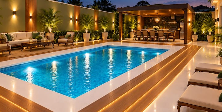 Casa Ampla Piscina Térmica Ar Condicionado Wifi 5g - Curitiba
