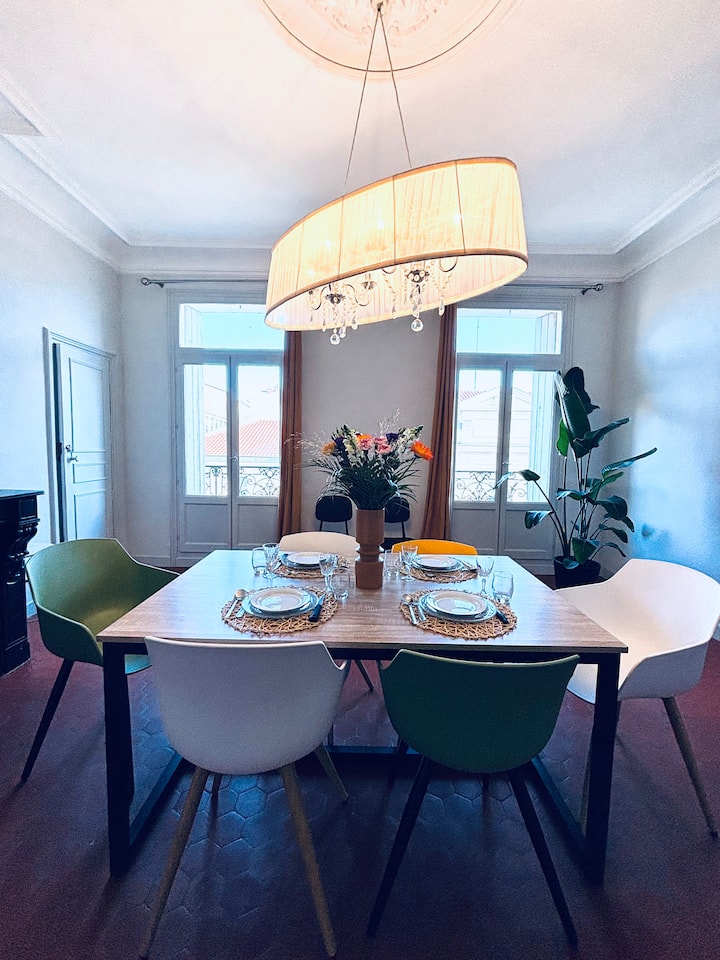 Le Mistral-5 Chambres-balcon-clim-wifi - Béziers